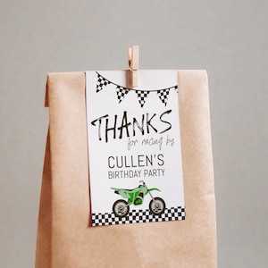 Dirt Bike Need FOUR Speed Birthday Bundle Editable Template Package ...