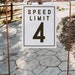 Speed Limit 4 Sign Template Need FOUR Speed Race Car Birthday Party ...