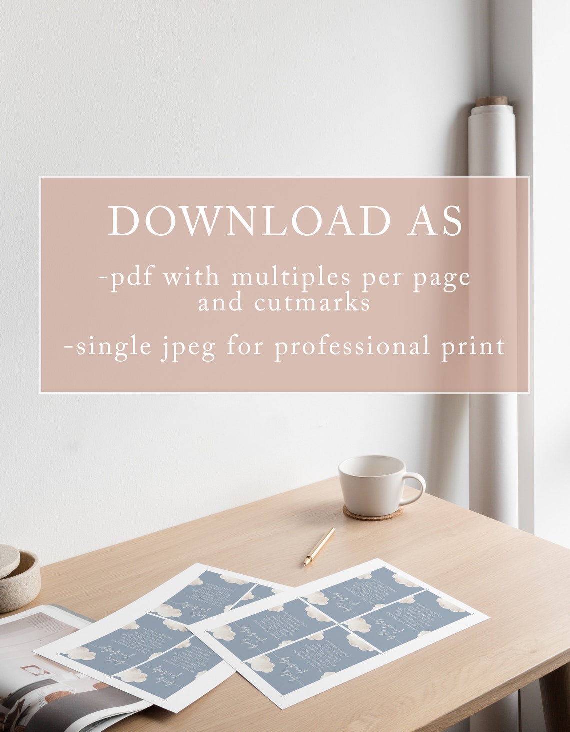 Cloud 9 Books for Baby Insert Template | Editable We're on Cloud Nine ...