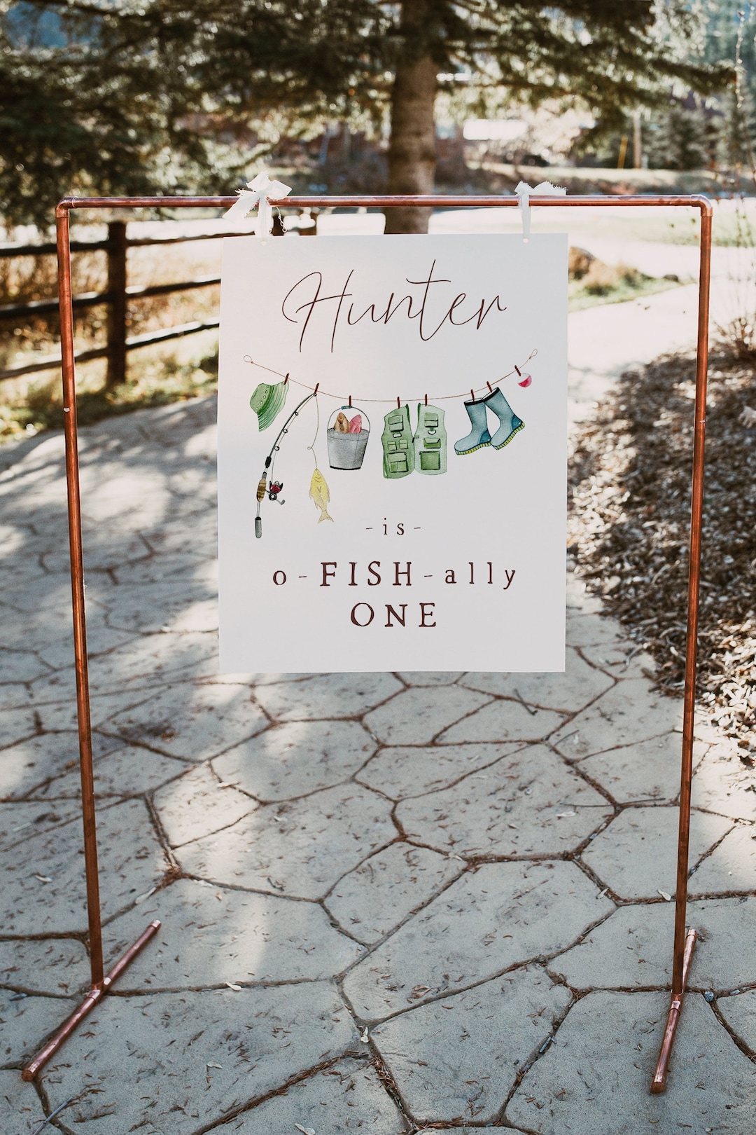 Fishing Welcome Sign Template | Editable Fisherman Birthday Printable ...