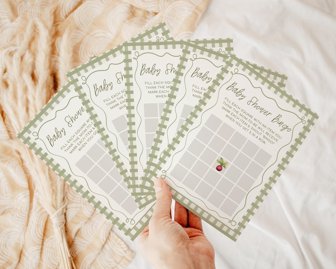 Little Sprout Bingo Game Template | Editable A Little Sprout is on the ...
