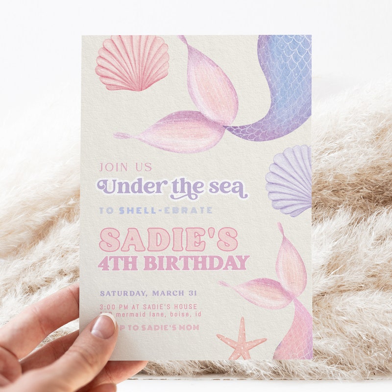 Shell Invitations - Etsy