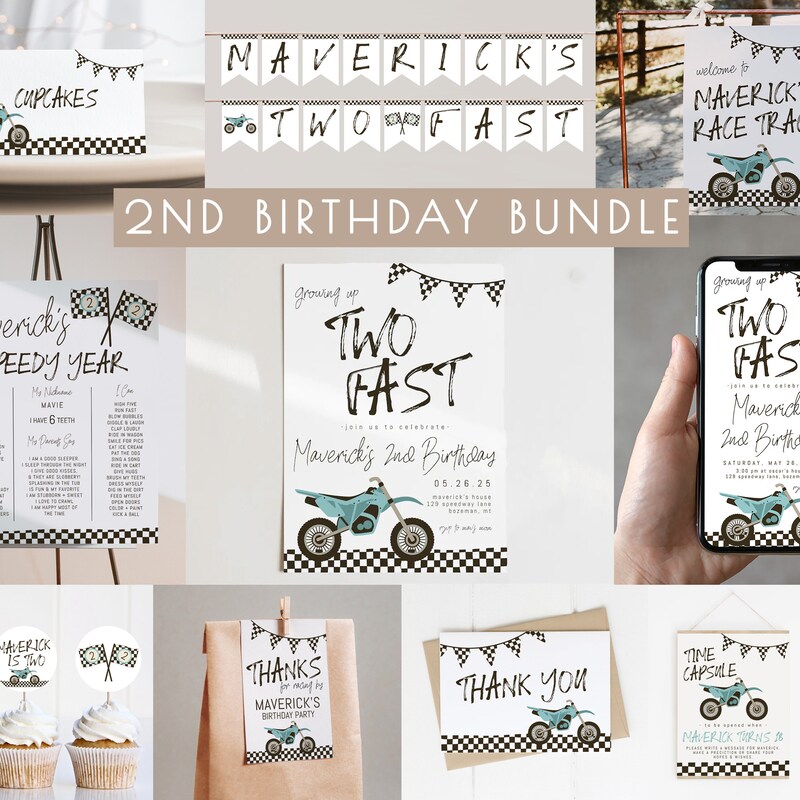 Two Fast Birthday - Etsy