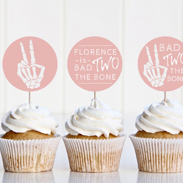 Skeleton Cupcake Toppers - Etsy