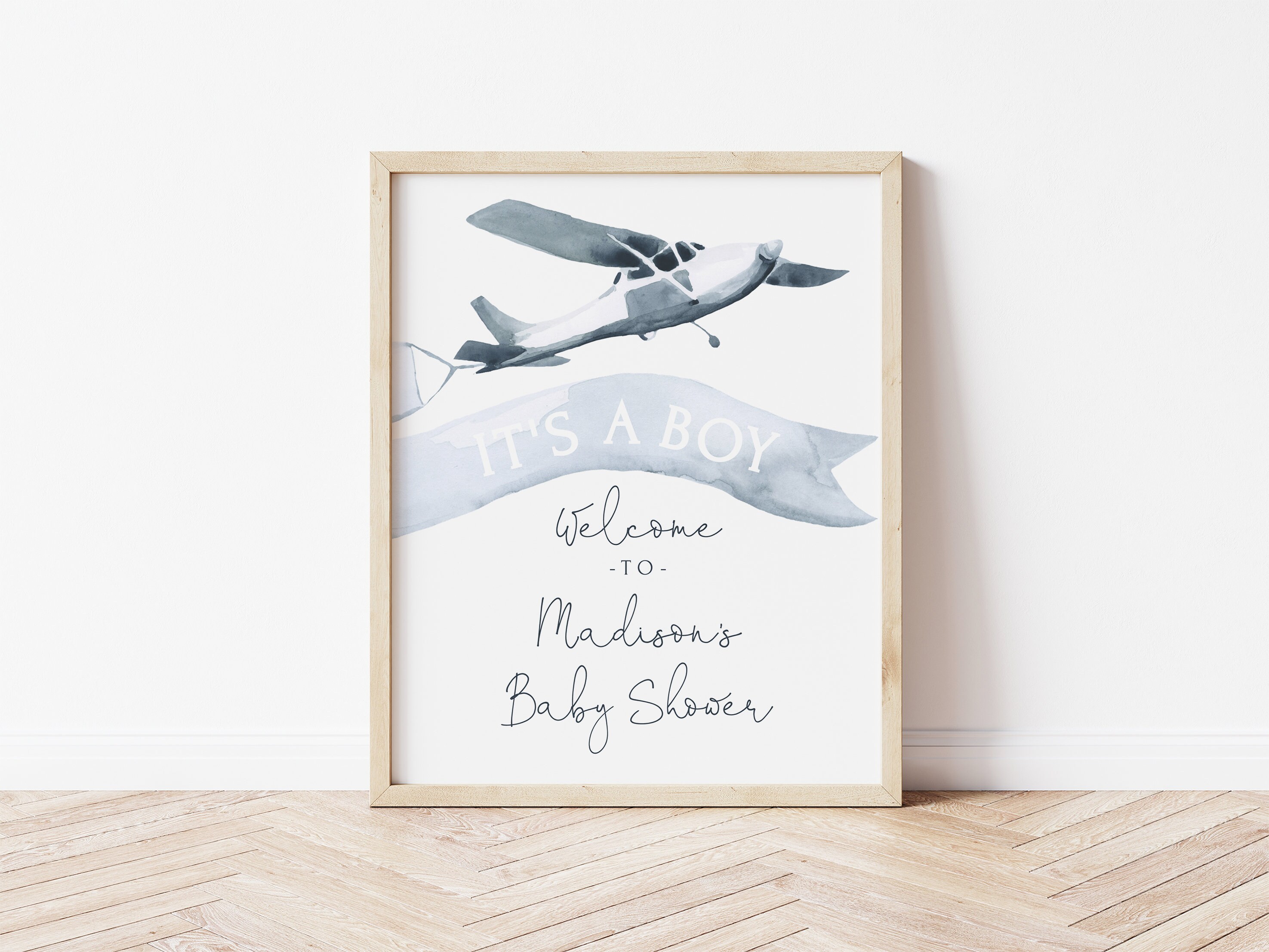 Airplane Baby Shower Welcome Sign Precious Cargo Plane Baby | Etsy