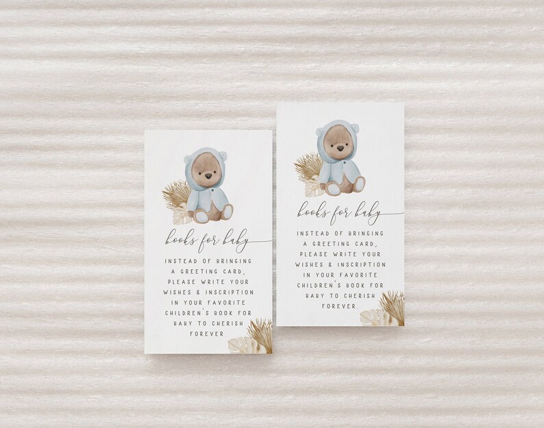 Bear Baby Shower Bundle Editable Templates We Can Bearly - Etsy