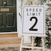Speed Limit 2 Sign Template | TWO Fast Race Car Birthday Party Food ...