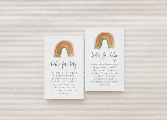 Plantilla Imprimible Para Llevar Un Libro Para Baby Shower Invitación