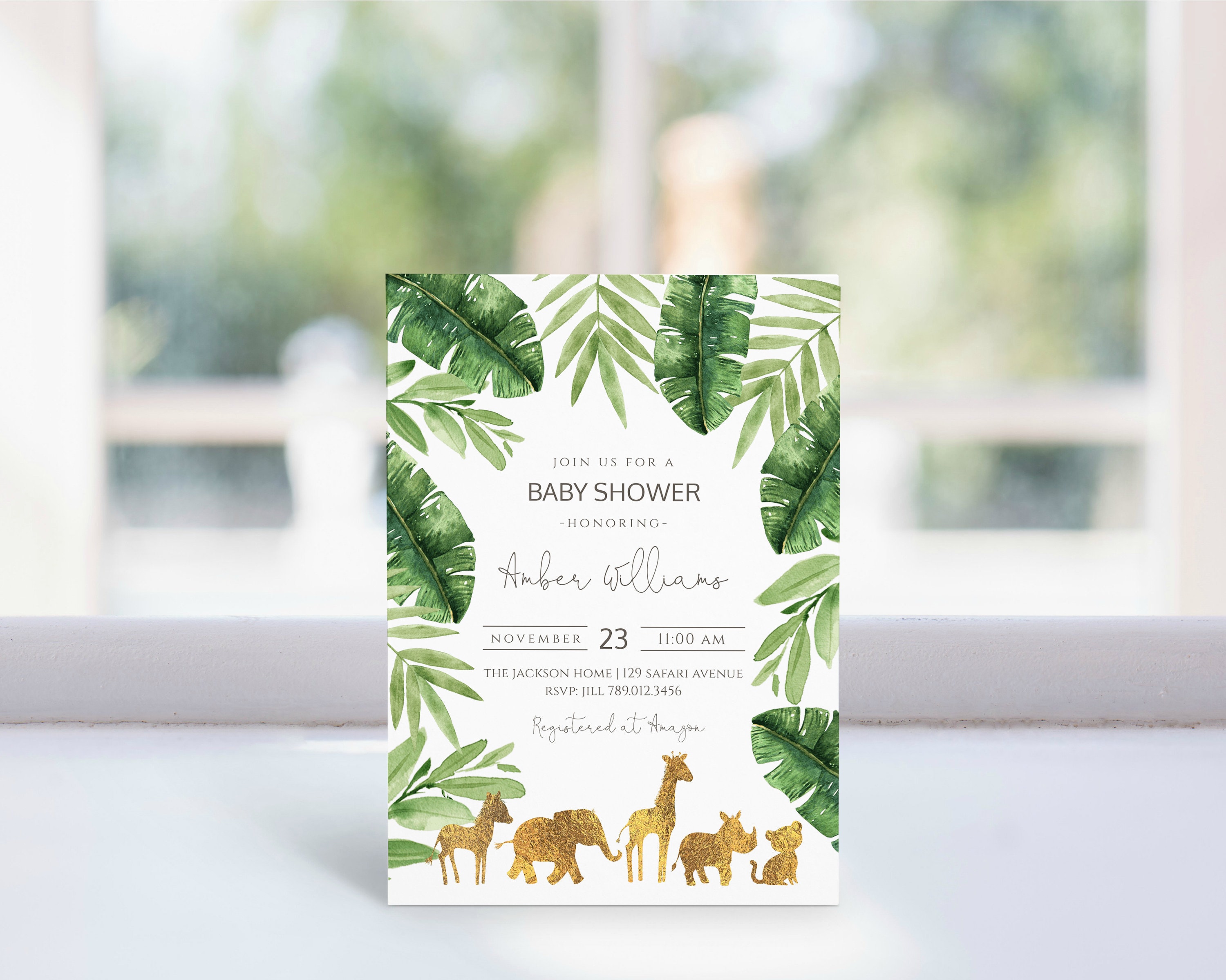 Jungle Jill Baby Shower Ideas