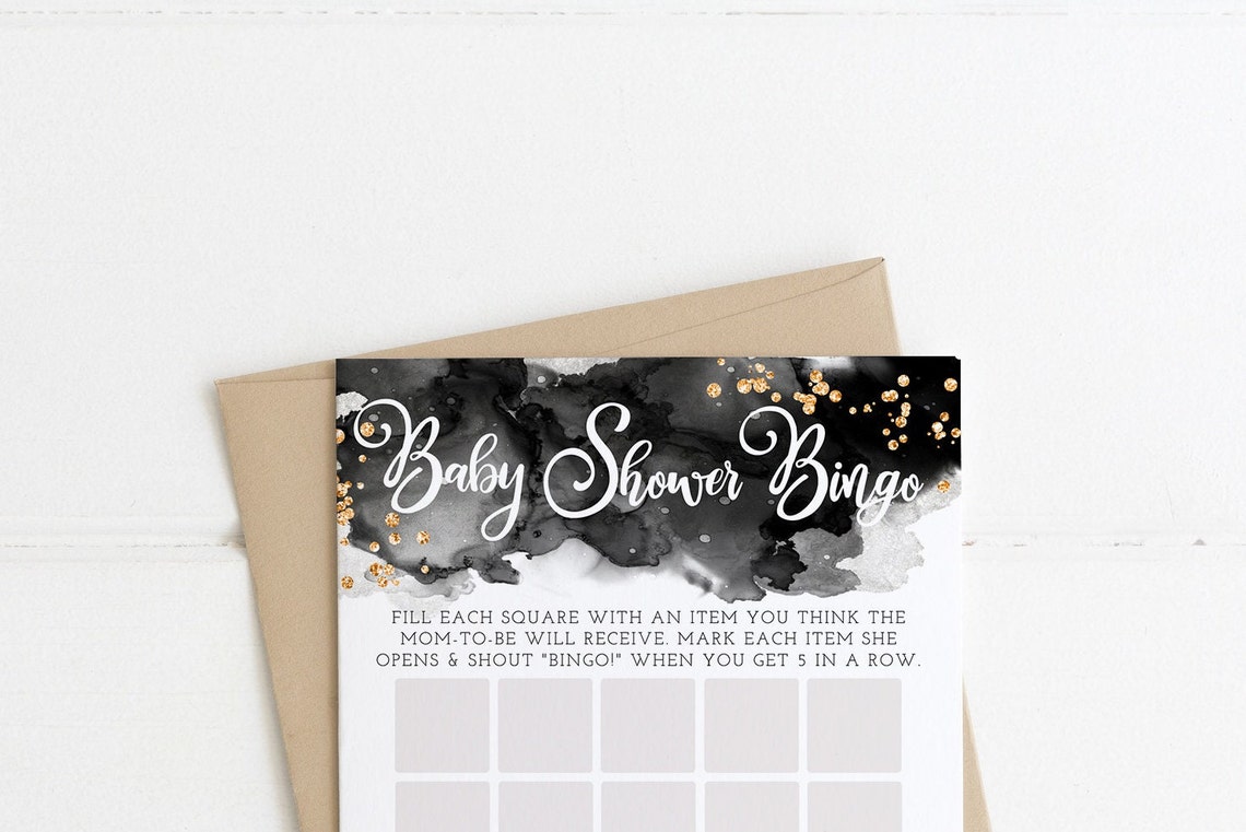 Little Boo Bingo Baby Shower Template Editable Printable - Etsy