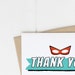 Superhero Thank You Card Template Editable Super Hero Birthday Party ...