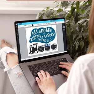 Train Birthday Invitation Template | All Aboard the Birthday Express ...