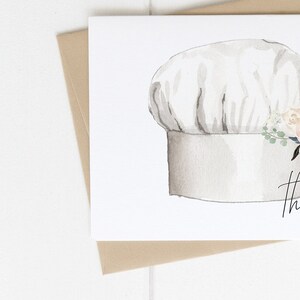 Chef Thank You Card Printable Editable Template | Girl Cooking Birthday ...