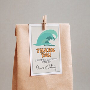 Surf 1st Birthday Bundle | Editable the Big ONE Invitation and ...