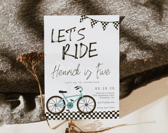 Bicycle Invitations - Etsy
