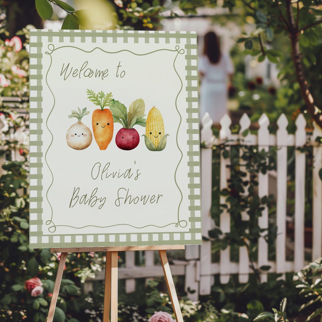 Little Sprout Welcome Sign Template | Editable A Little Sprout is on ...