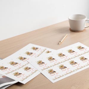 A New Chapter Favor Tag Template | Editable Her Next Chapter Begins ...