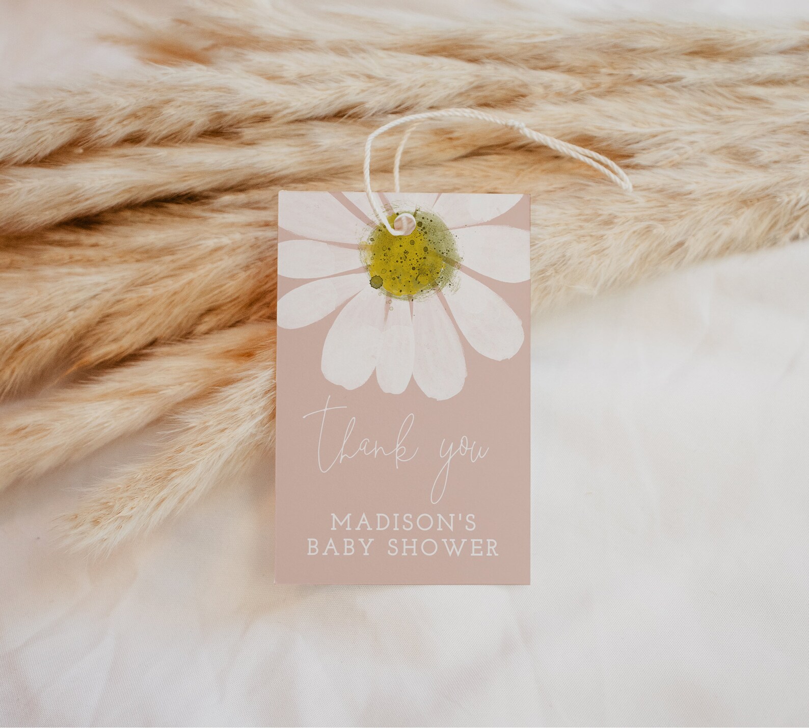 Daisy Baby Shower Bundle Editable Template Suite Girl Pink - Etsy