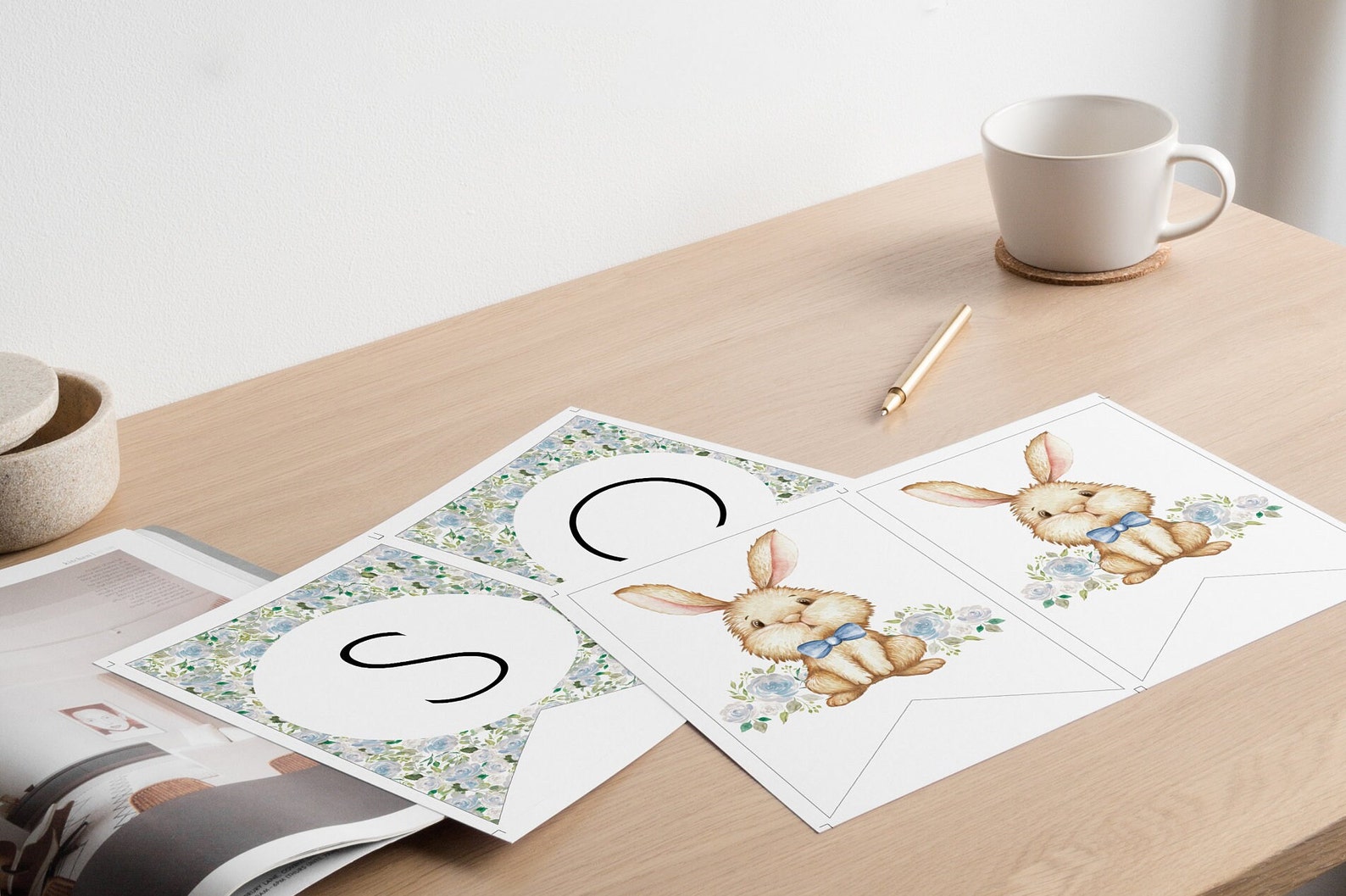 Some Bunny Birthday Banner Boy Bunny 1st Birthday Printable - Etsy