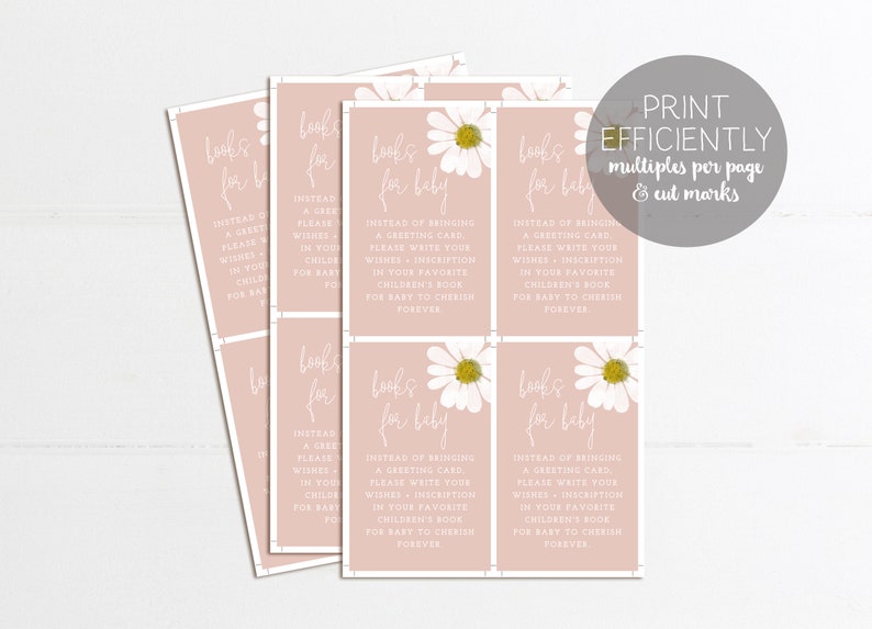 Daisy Baby Shower Bundle Editable Template Suite Girl Pink - Etsy