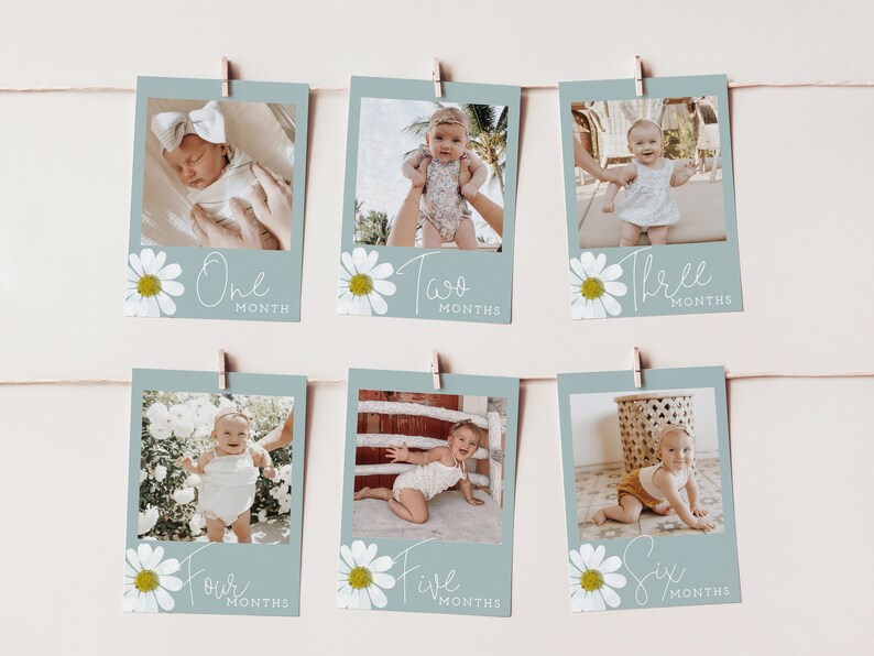 Editable Daisy 1st Birthday Bundle Editable Template Set - Etsy