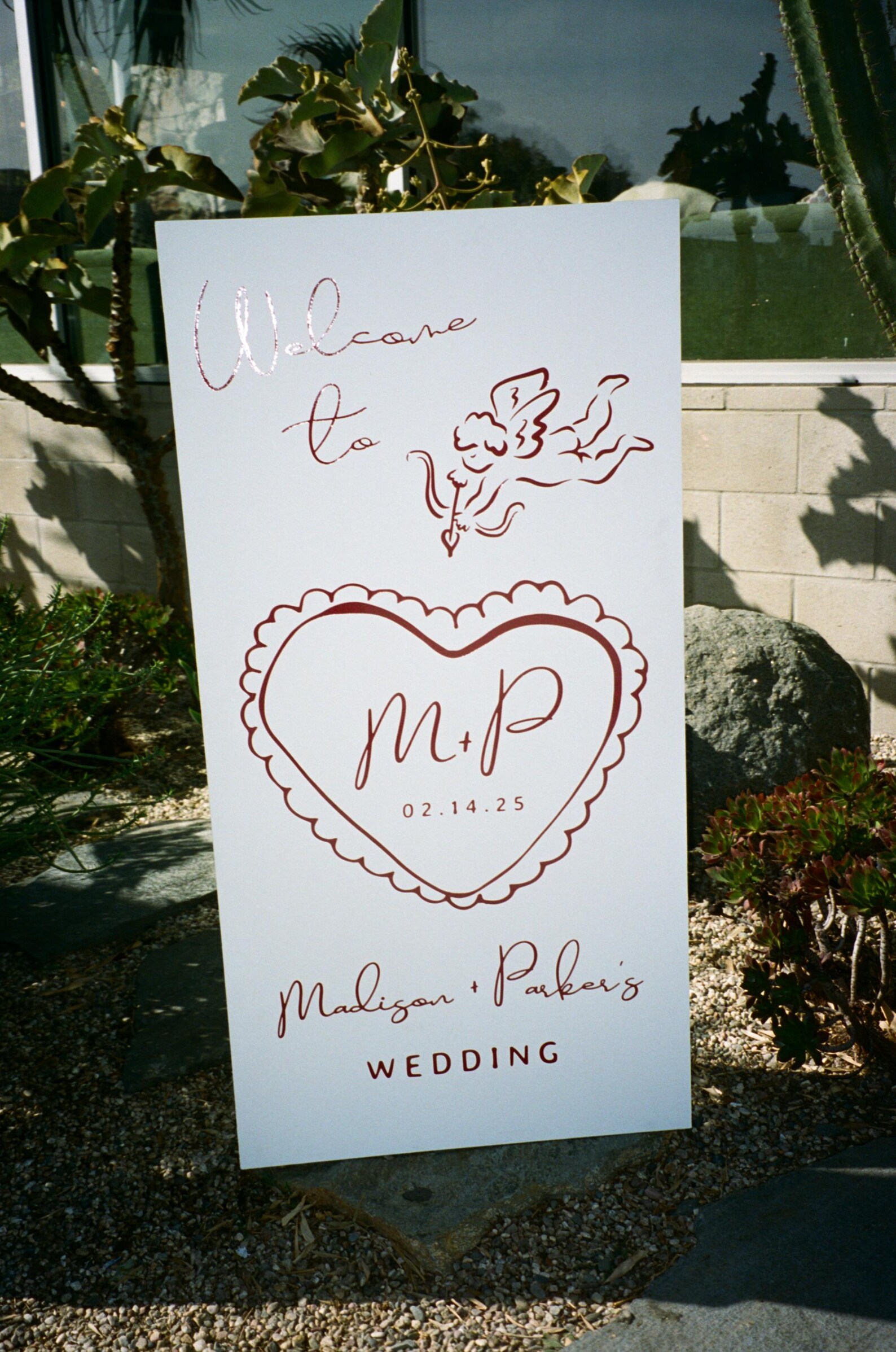 Cherub Welcome Sign Template | Editable Hand Drawn Bridal Shower ...