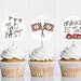 TWO Fast Cupcake Topper Template Editable Race Car 2nd Birthday Cupcake ...