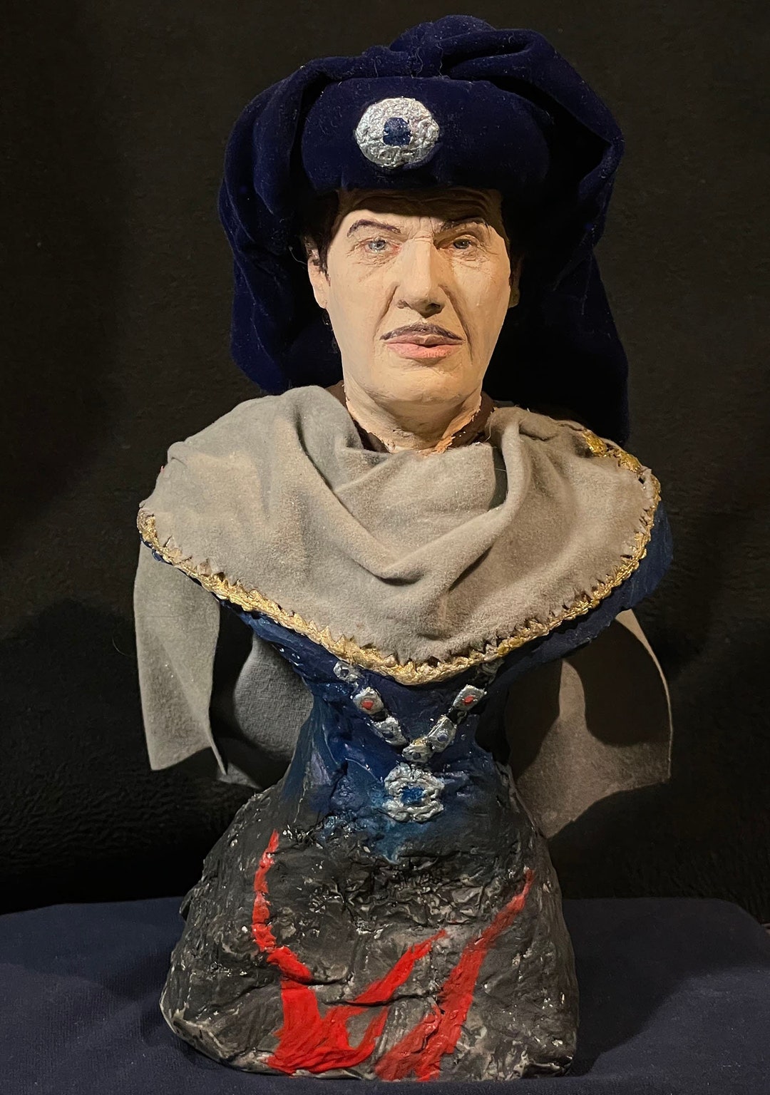 Vincent Price AIP Masque of the Red Death Prospero Portrait Statue Bust ...