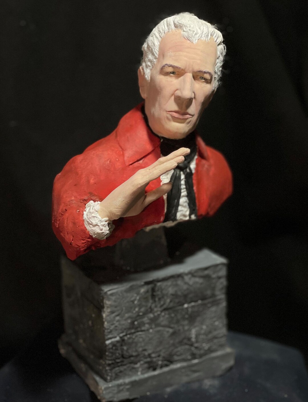 Vincent Price Roderick Usher Corman Poe Portrait Statue Bust Painted ...