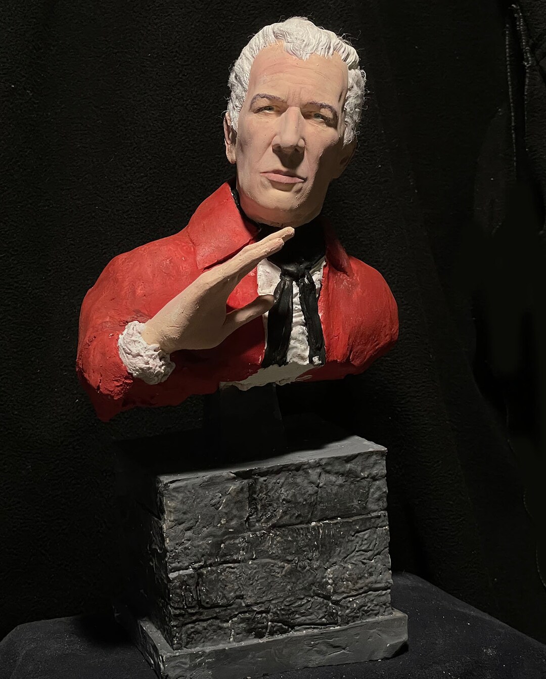 Vincent Price Roderick Usher Portrait Statue Bust Painted Sculpture ...
