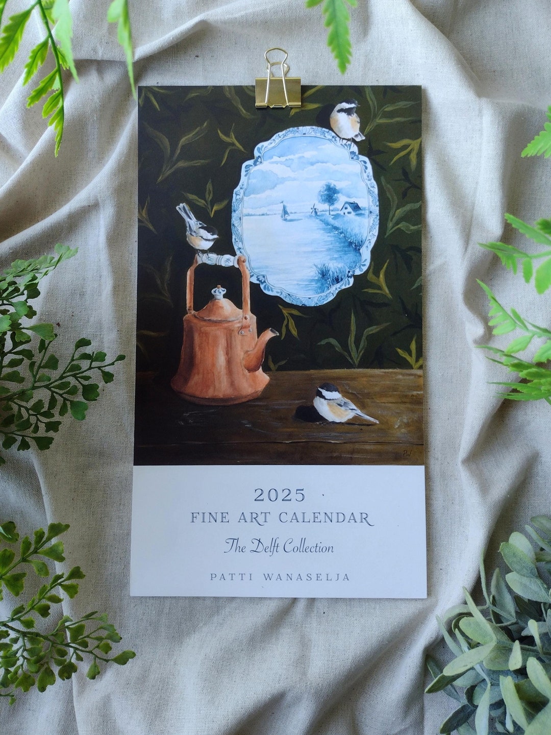 2025 Fine Art Wall Calendar: the Delft Collection - Etsy