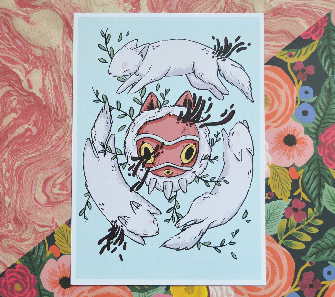 Princess Mononoke Print - Etsy