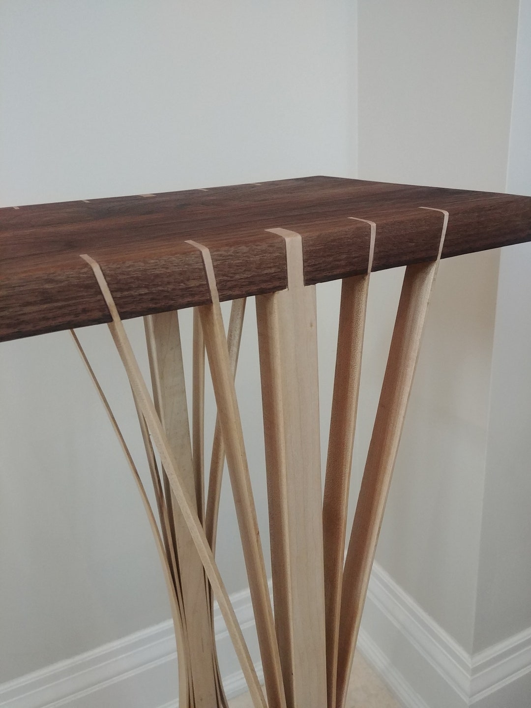 Wooden Audiophile Speaker Stand - Hard Maple and Walnut - Japanese ...
