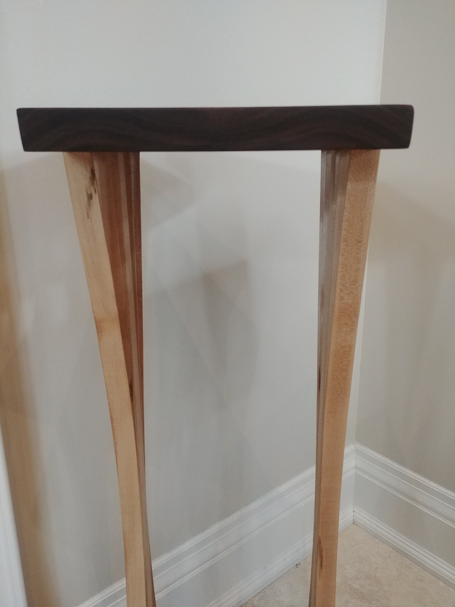 Wooden Audiophile Speaker Stand - Hard Maple and Walnut - Japanese ...