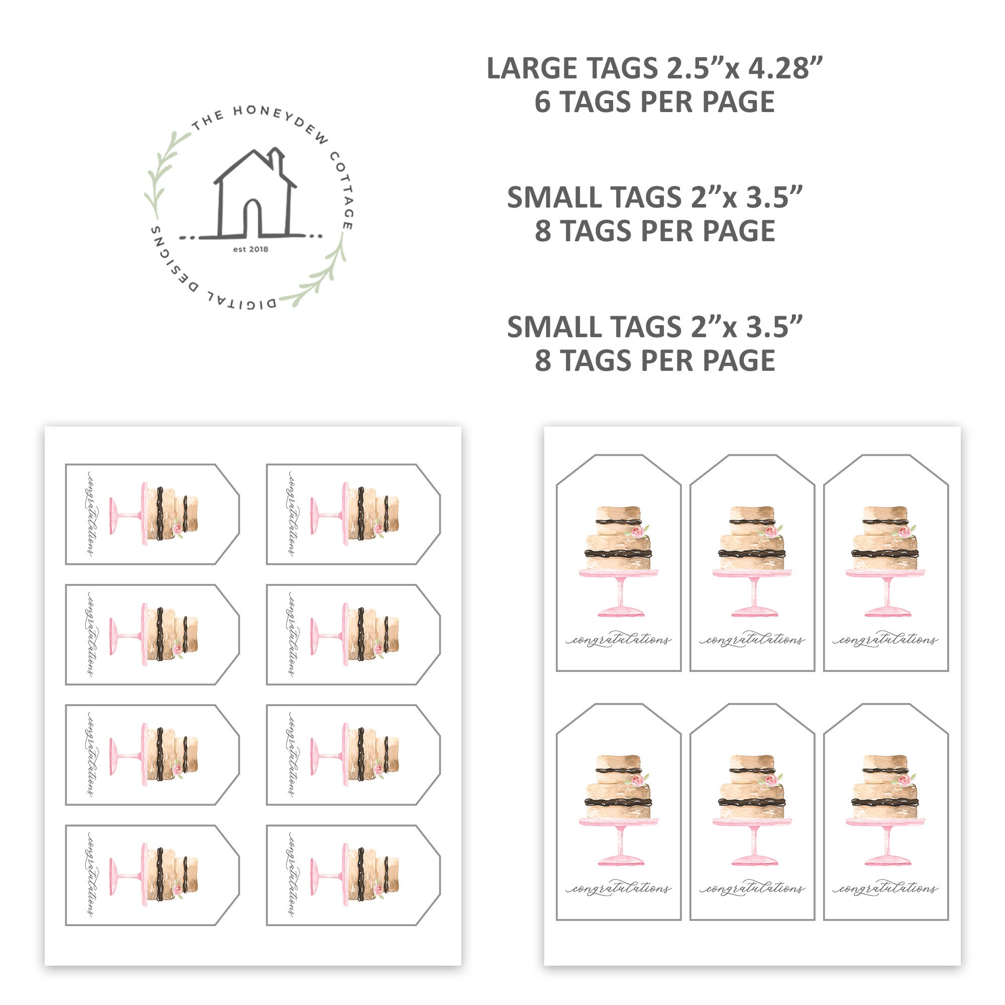 Congratulations Gift Tag - Etsy