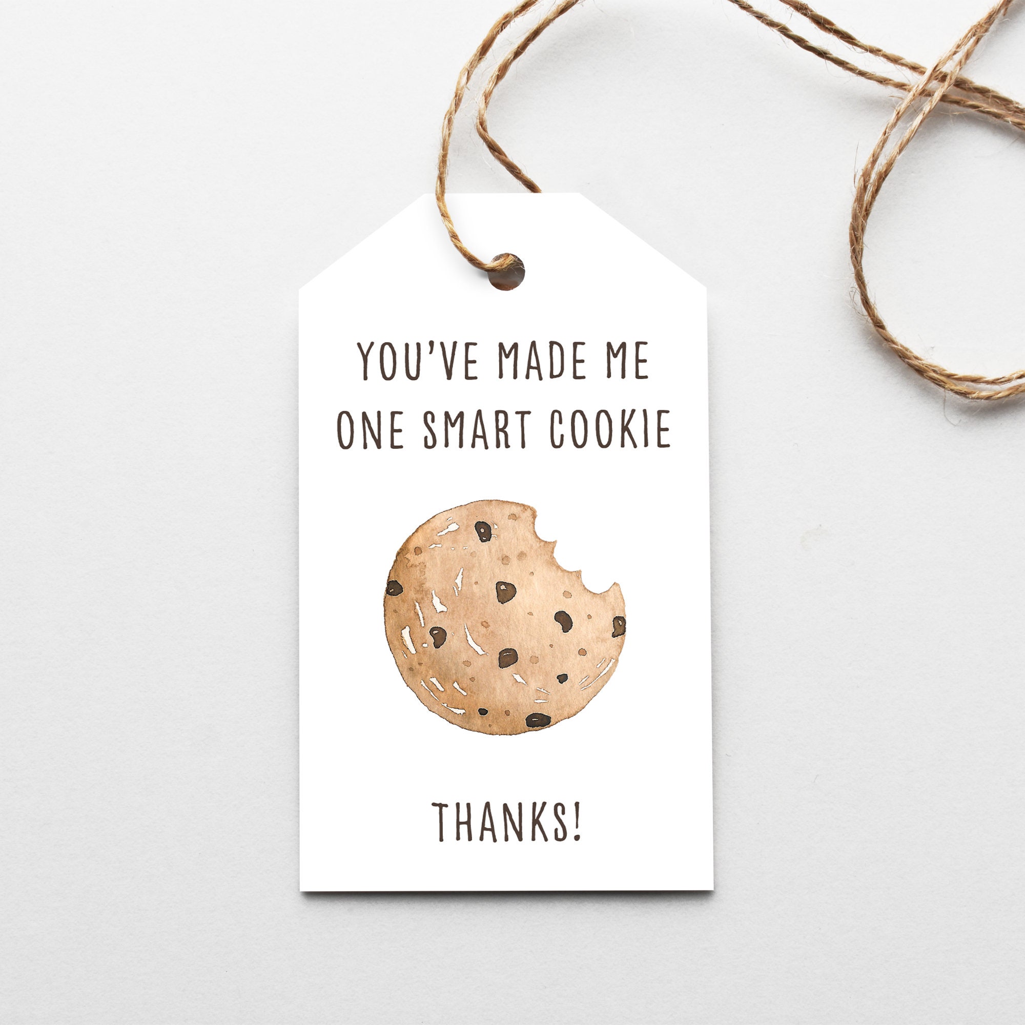 Smart Cookie Gift Tag | Teacher Appreciation | Back-to-school - Etsy