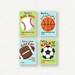 Sports Valentine Printable Football Basketball Soccer Baseball - Etsy