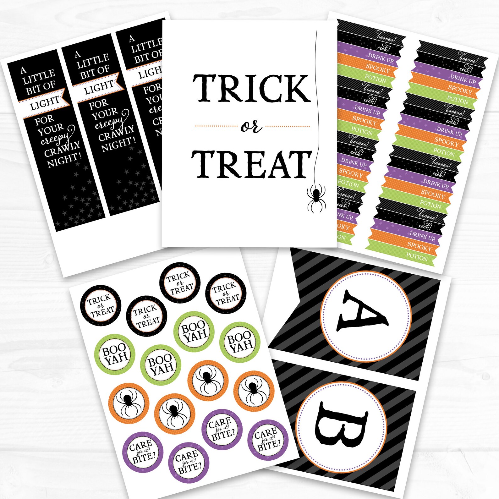 Halloween Decorations Bundle - Etsy