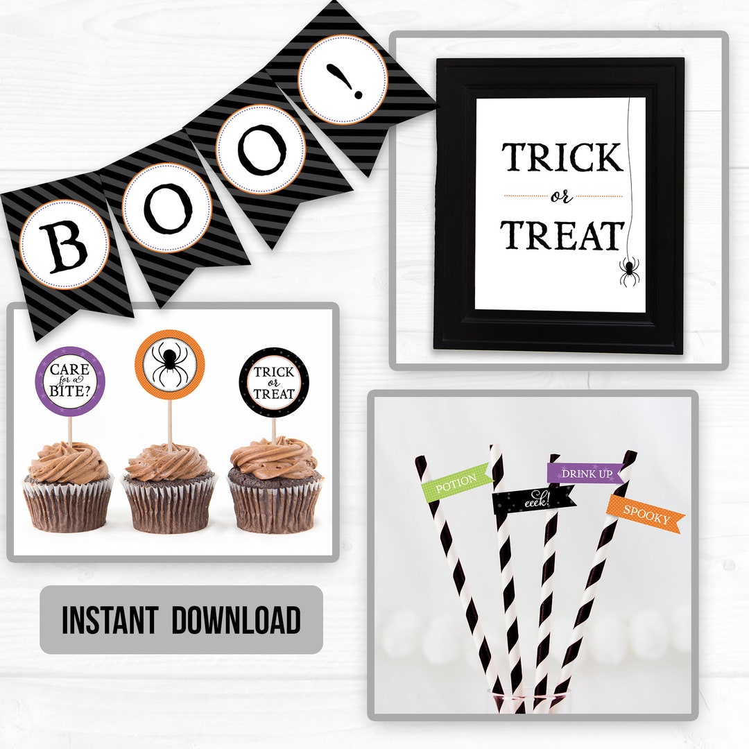 Halloween Decorations Bundle - Etsy