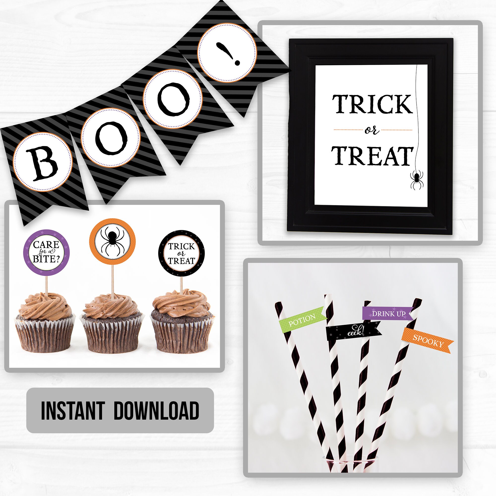 Halloween Decorations Bundle - Etsy