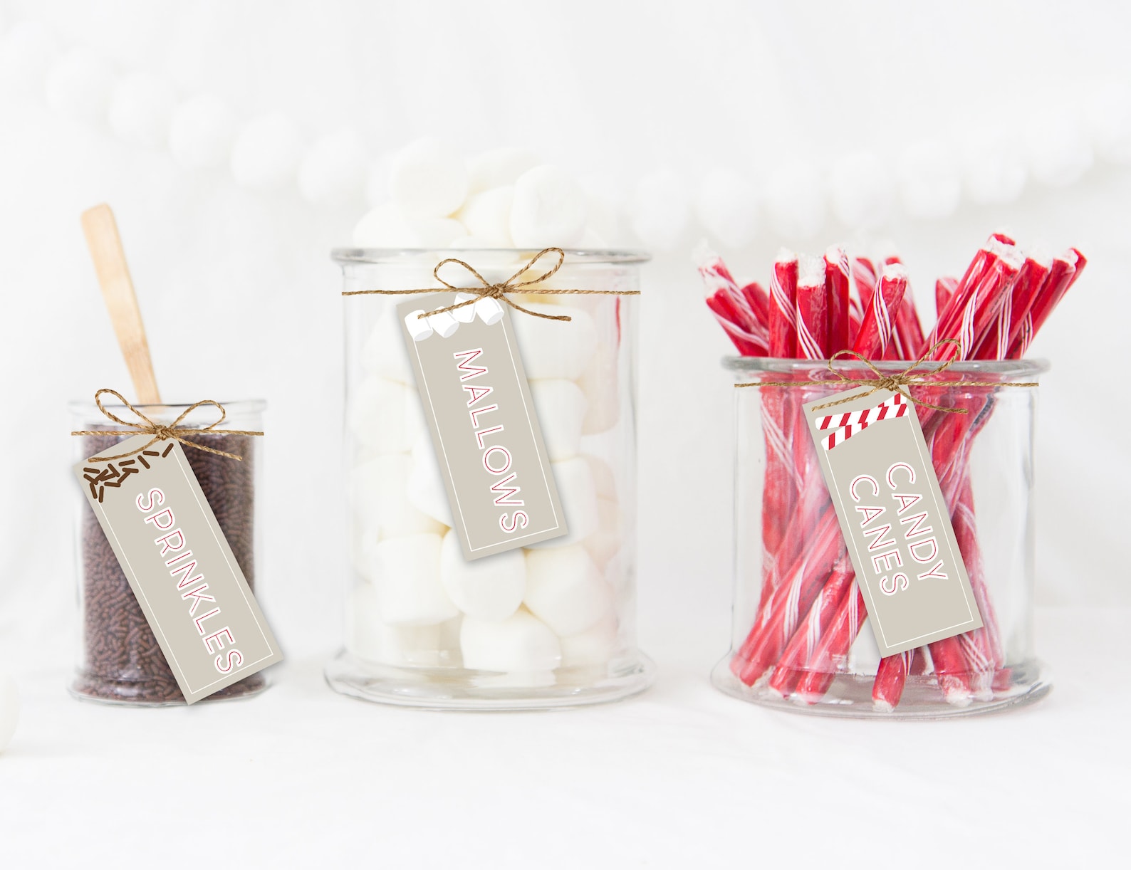 Hot Cocoa/hot Chocolate Bar/christmas Party Decorations Printable ...