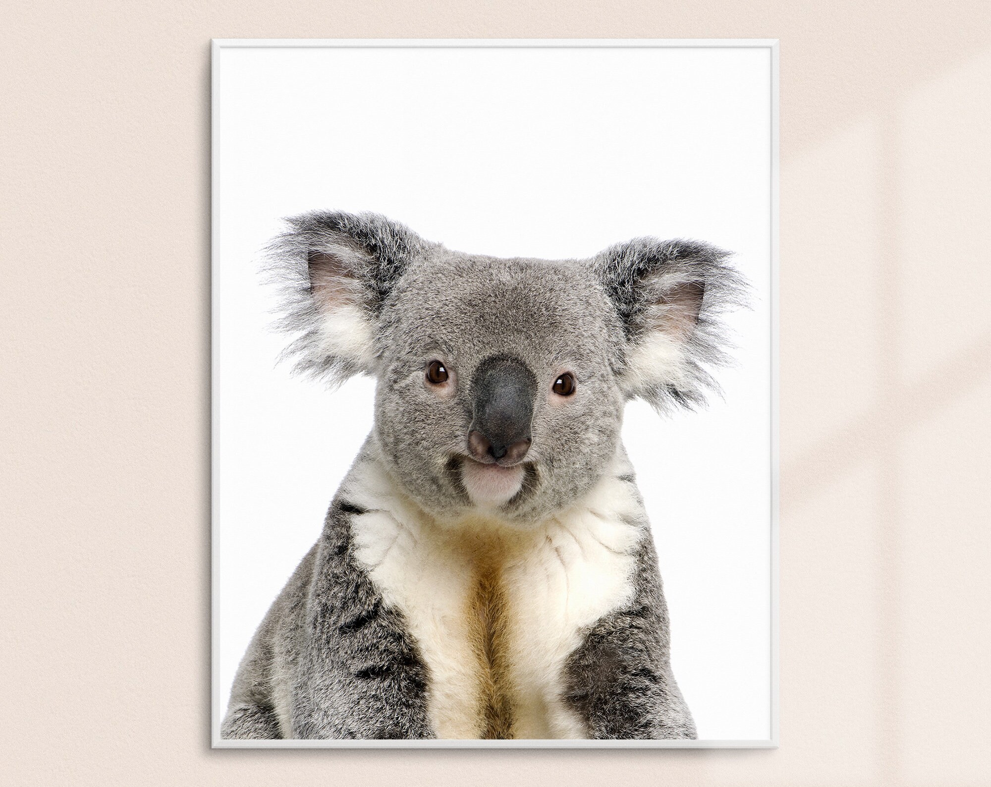 Koala Bear Print, Nursery Wall Art, Kids Decor, Adorable Cute Animal ...