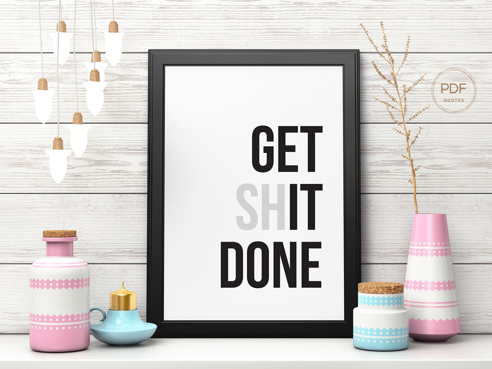 Get Shit Done // Get Shit Done Poster Motivation Poster Wall - Etsy