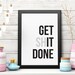 Get Shit Done // Get Shit Done Poster Motivation Poster Wall - Etsy
