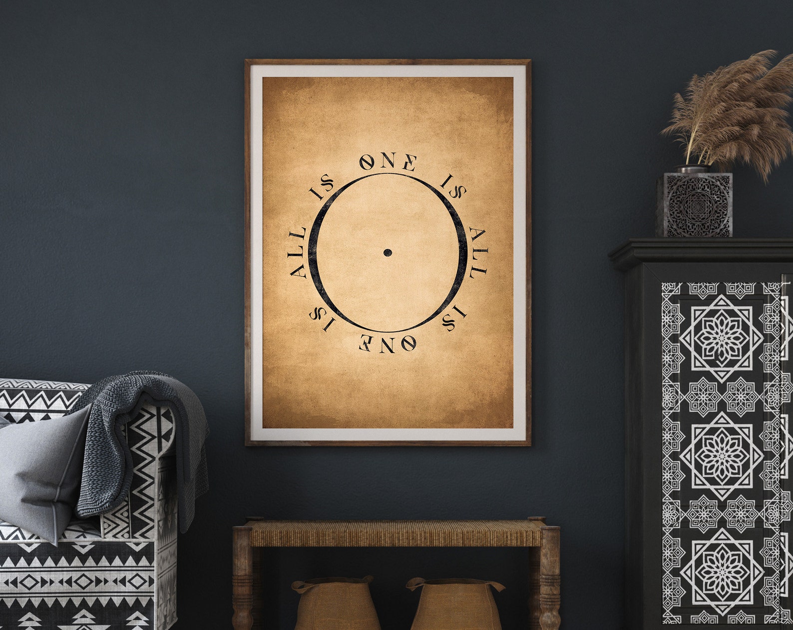 All is One One is All // Poster Wall Art - Etsy