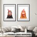 Two Chickens Prints // Cute Chickens Wall Art // Set of 2 - Etsy