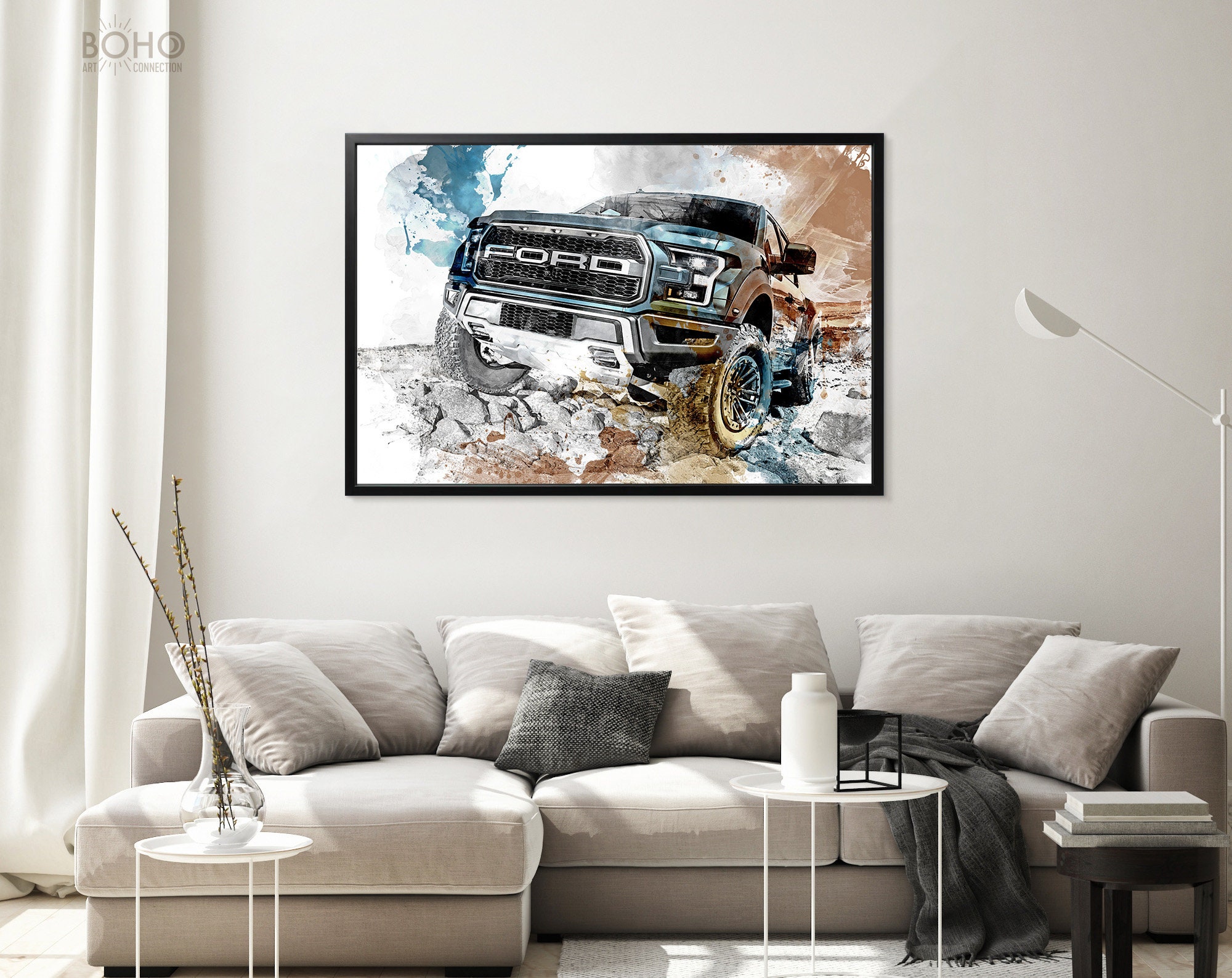 Ford F150 Print // Ford F-150 Raptor // Poster Wall Decor - Etsy