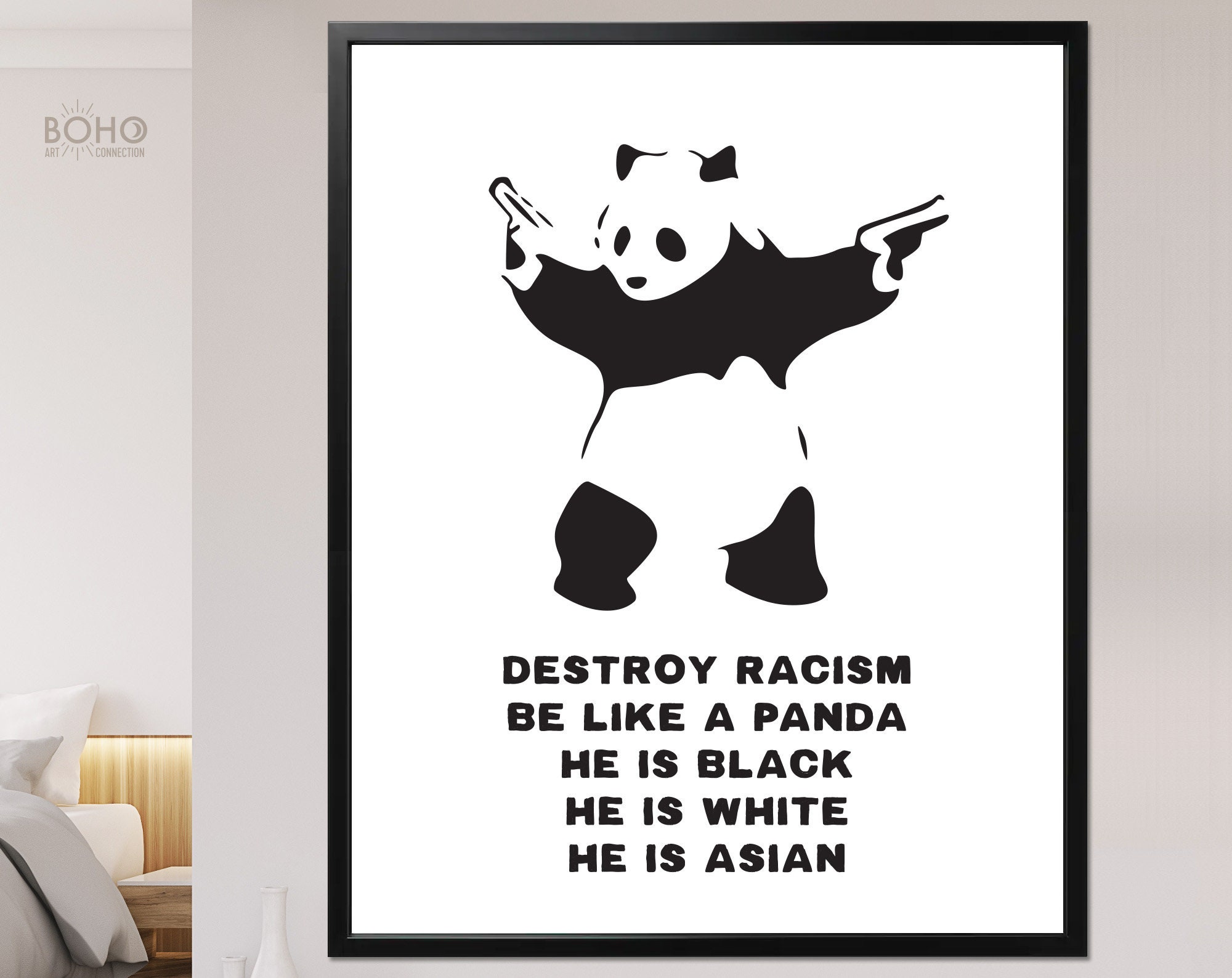 Stop Racism Panda