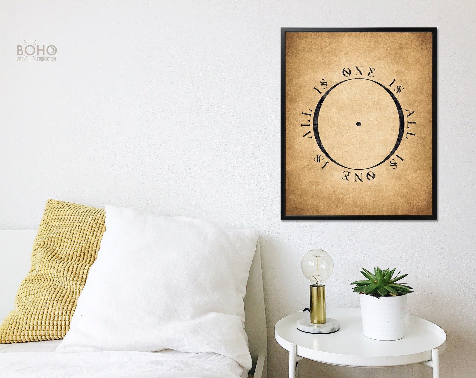 All is One One is All // Poster Wall Art - Etsy