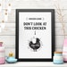 Chicken Game. Don't Look at This Chicken. Game Over. Typography, Quotes ...